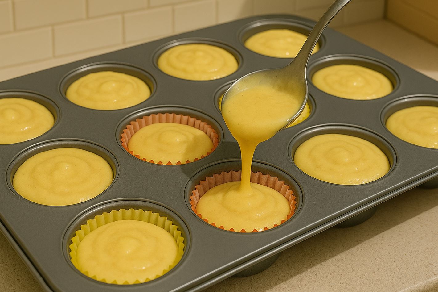 Soft Homemade Easy Muffin in Just One Bowl Easy 7-Ingredient Recipe