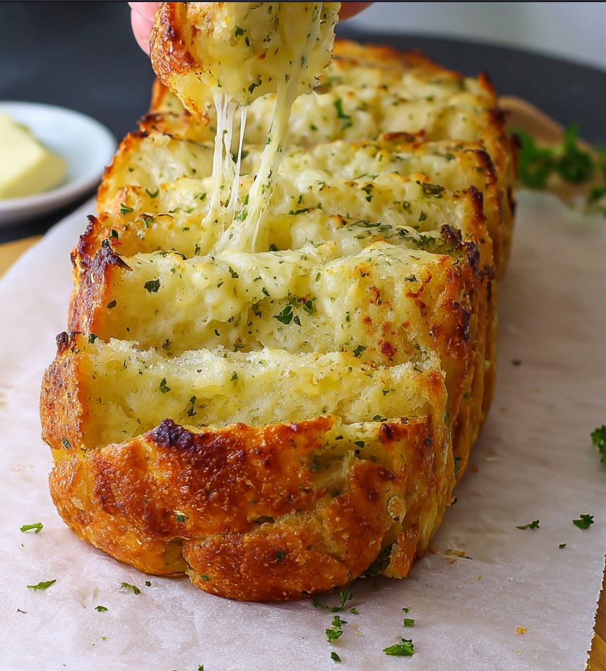 Pull-Apart Cheesy Garlic Bread
