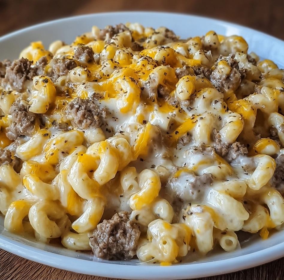 Cheesy Beef Macaroni