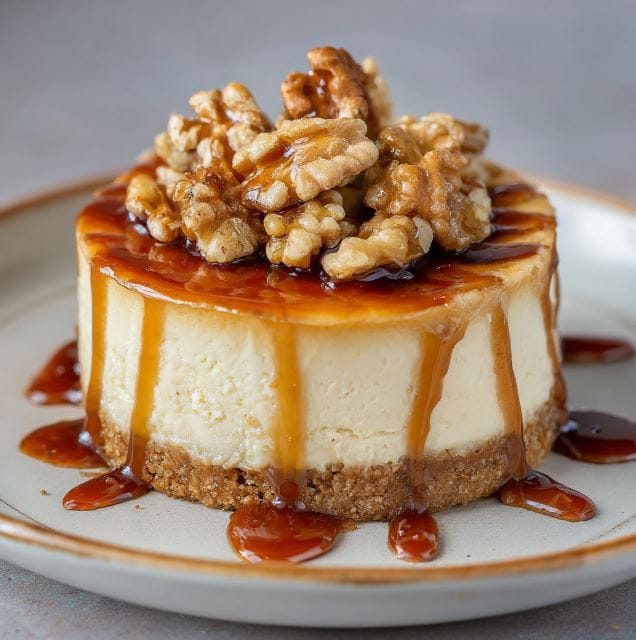 Maple Walnut Cheesecake: Creamy, Crunchy, and Totally Cozy