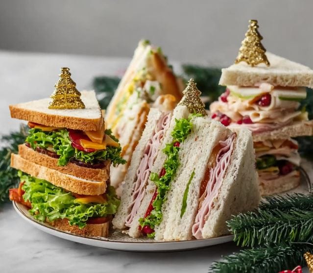 Christmas Tree Sandwiches – Easy Festive Snack Kids (and Grown-Ups) Love