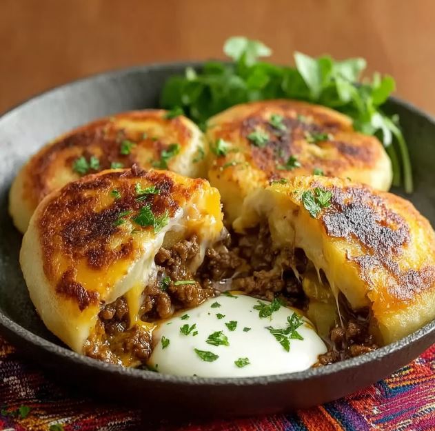 Cheesy Beef & Potato Wrap: A Comforting Handheld Delight