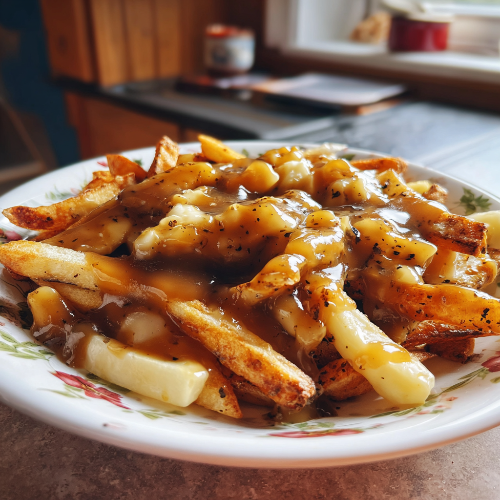 Indulgent Poutine-Style Cheese Fries with Comforting Gravy