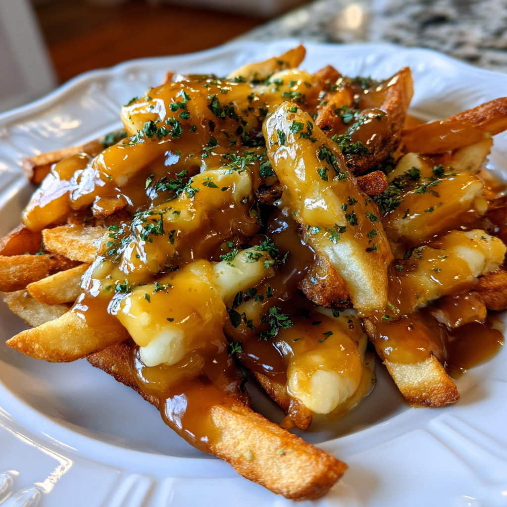 Indulgent Poutine-Style Cheese Fries with Comforting Gravy