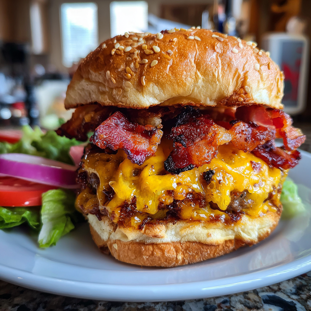 Bacon Cheeseburger Sandwich: The Ultimate Indulgence